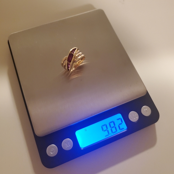 Jewelry | Vintage 14k Gold Ruby Diamond Ring | Poshmark